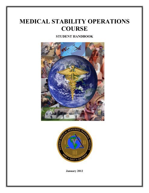 WELCOME AND COURSE OVERVIEW - DMRTI - Defense Medical ...