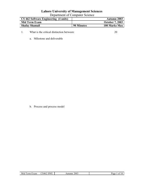 Mid-term - Suraj @ LUMS - Lahore University of Management ...