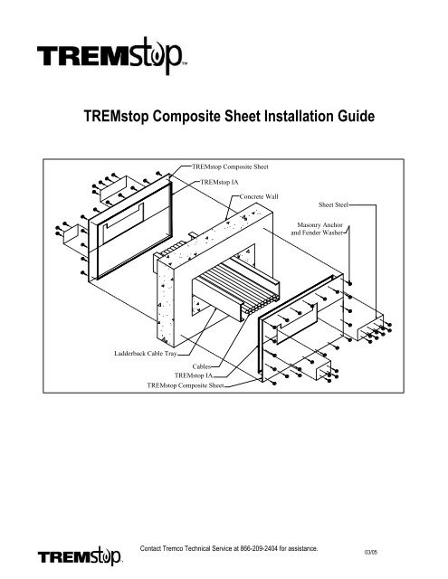 TREMstop Composite Sheet Installation Guide - Tremco Sealants