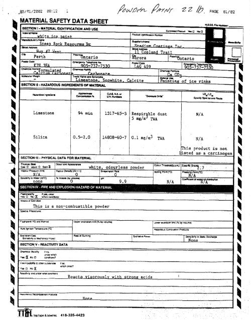 Lumin'Ice Basic Powder Paint - Becker Arena Products, Inc.