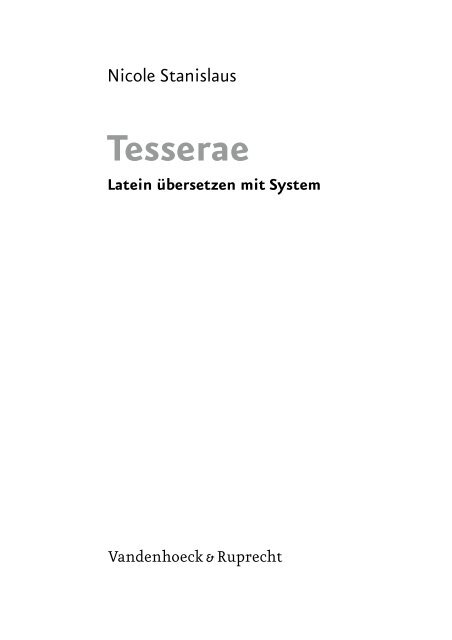 Tesserae