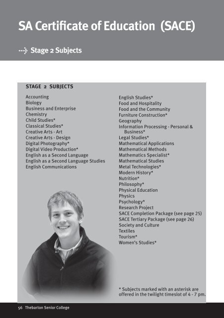 SA Certificate of Education (SACE)