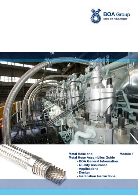 Metal Hose Guide Mod.1 General, Design, Inst.Instruction - BOA Group