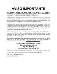 Modelo SC 2916 - Departamento de Hacienda