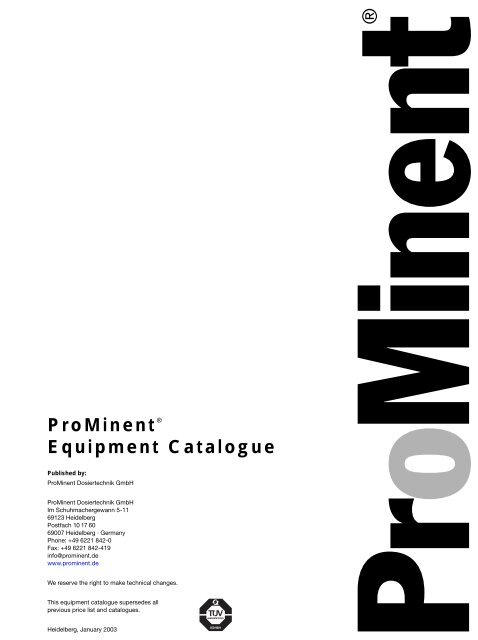 Dosing Pumps - ProMinent