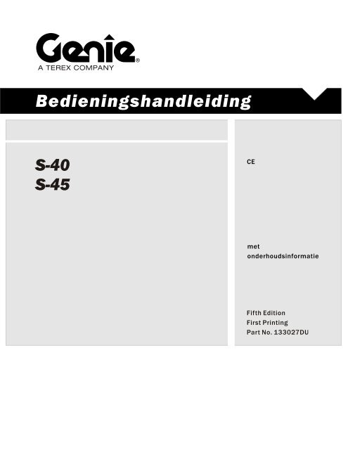 Handleiding hoogwerker - Koopman verhuur