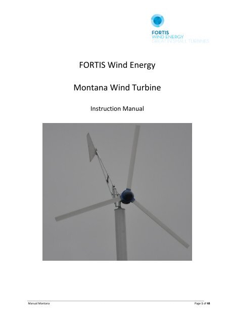 Manual_Montana_IM_13.. - Fortis Wind Energy