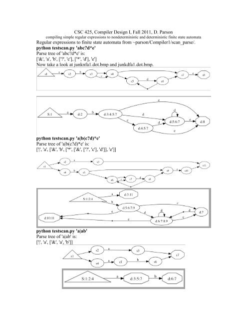 Code and diagram handouts - Faculty Home Pages