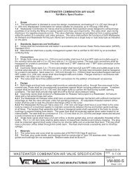 cross reference chart - Val-Matic Valve and Manufacturing Corp.