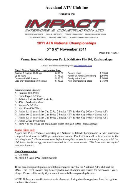 PDF Entry Form - Silver Bullet Motorcycle News