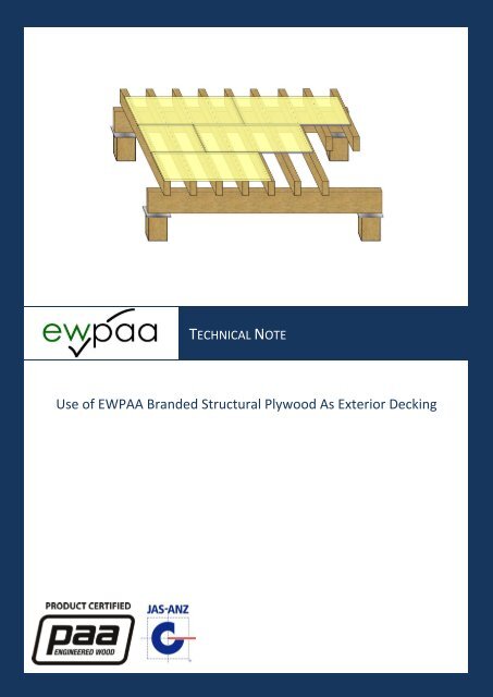 Technical Note - Exterior Decking - Engineered Wood Products ...