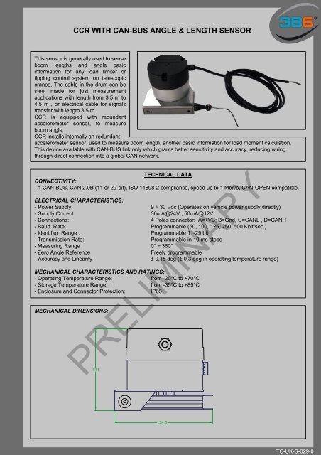 CCR WITH CAN-BUS ANGLE & LENGTH SENSOR - 3b6.it