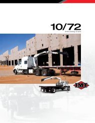 IMT 5200 Articulating Crane Specification Sheet - Truck Utilities
