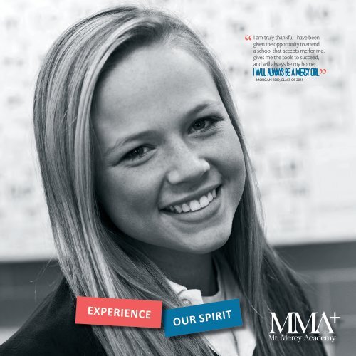 Morgan Reid, Class Of 2015 - Mount Mercy Academy