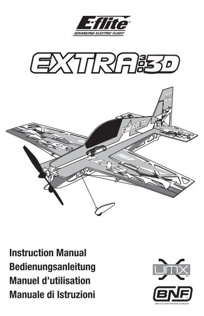 Instruction Manual Bedienungsanleitung Manuel d ... - Horizon Hobby