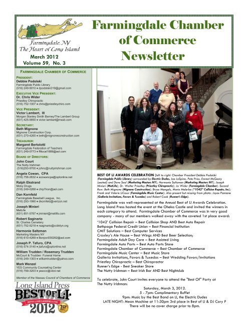 Member News - Farmingdale Chamber of Commerce
