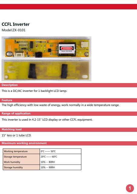 CCFL Inverter
