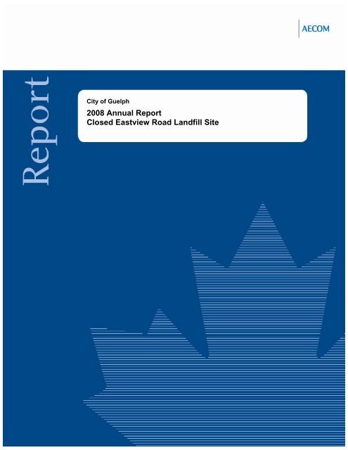 AECOM Report B&W - N - City of Guelph