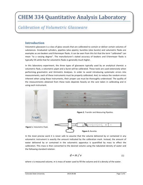 Calibration Of Volumetric Glassware Colorado State University calibration-of-volumetric-glassware-colorado-state-university