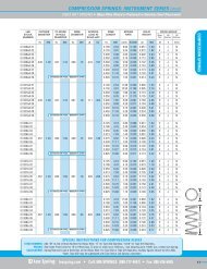 compression springs: standard series (metric) - Lee Spring Ltd