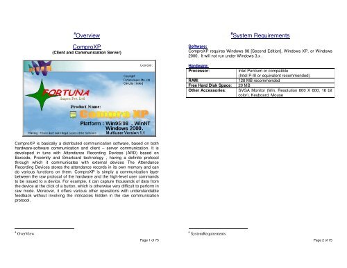 Compro XP PDF - Fortuna Impex Pte Ltd