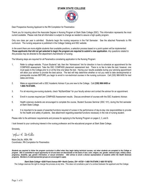 Information Packet - Stark State College