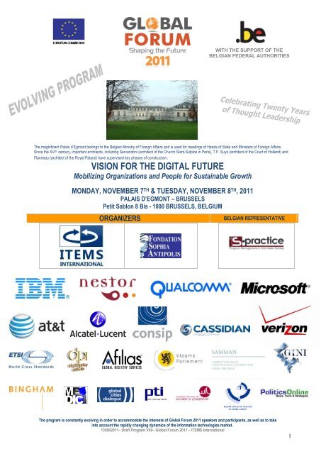 VISION FOR THE DIGITAL FUTURE