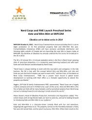 KidScreen Magazine -Cool New Shows! - Nerd Corps Entertainment