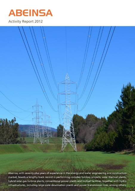 Volume I: Activity report8.06 MB - Abeinsa