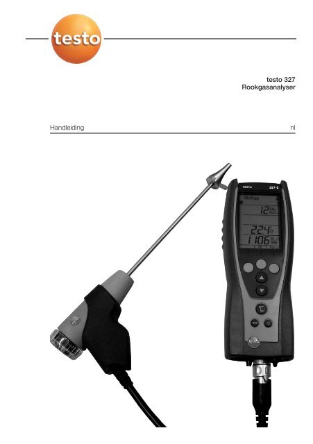 Handleiding nl testo 327 Rookgasanalyser