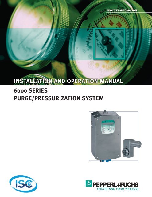 6000 Series Purge/Pressurization System - ISC Enclosure Cooling