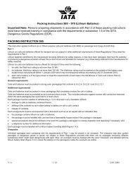 Packing Instruction 965-970