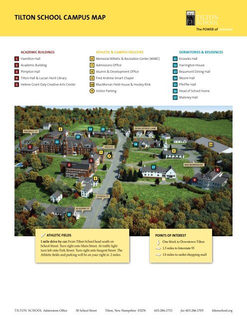 TilTon school campus map