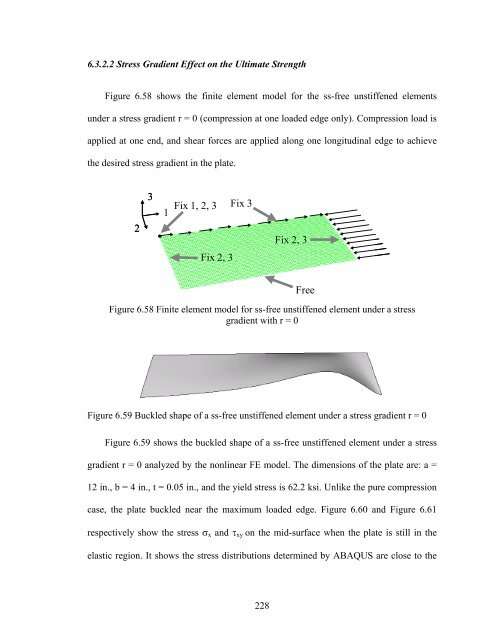 6.3.2.2 Stress Gradient E