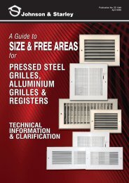 HI-SPEC M31 WARM AIR HEATER SYSTEM ET ... - Johnson & Starley