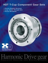 hduf.pdf - Harmonic Drive LLC