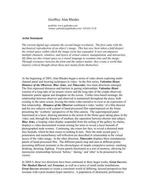 Geoffrey Alan Rhodes