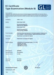 EC Certificate of Conformity Quality System (Module D)