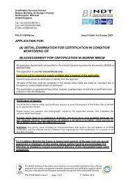 renewal and recertification of pcn levels 1 & 2 certificates - BINDT