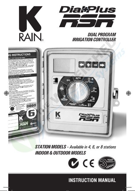 K-Rain Dial Plus RSR - Thewatershed.biz