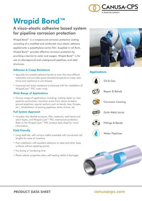 Wrapid Bondâ ¢ - Canusa-CPS