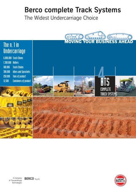 Berco complete Track Systems - Berco S.p.A