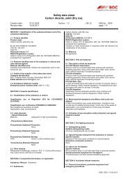 Carbon Dioxide, Solid or Dry Ice, Material Safety Data ... - Praxair
