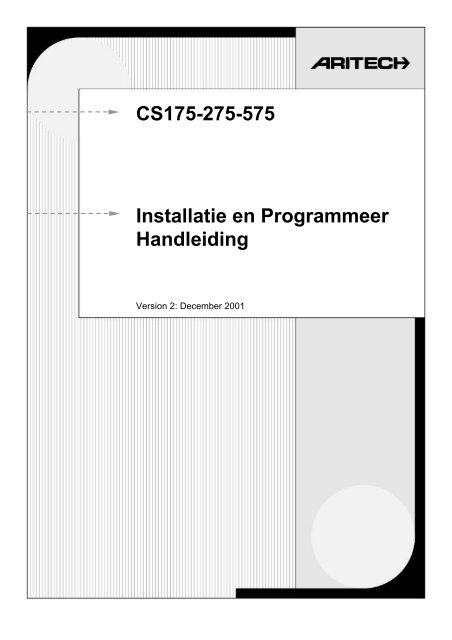 Programmeerhandleiding CS175 275 375 575 - Steunpunt