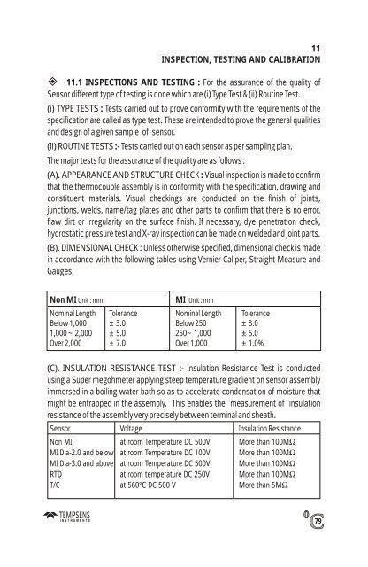 temperature hand book 11 - Tempsens Instruments