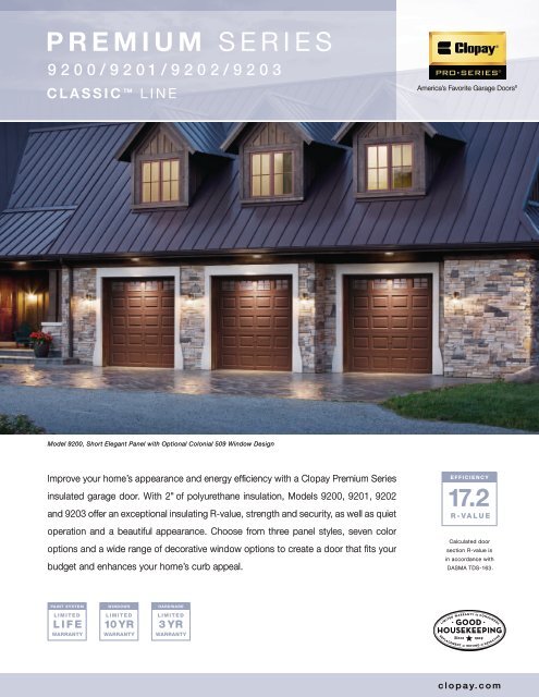 PREMIUM SERIES - Clopay