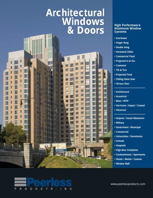 Architectural Windows & Doors - Peerless Products, Inc.