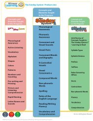 Sonday 1 Workbooks - Winsor Learning, Inc.