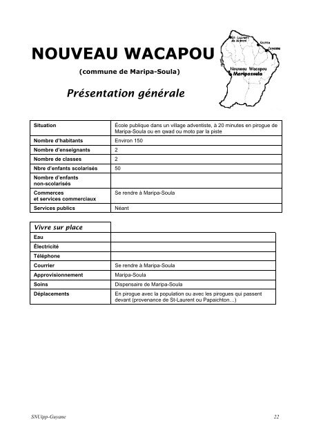 NOUVEAU WACAPOU - SNUipp Guyane