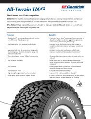 Tire Data Sheet (PDF) - Mr. Tire